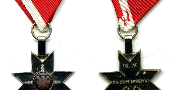 NAZI JERMAN: Penerima Iron Trefoil & King Zvonimir Crown Kroasia dari ...