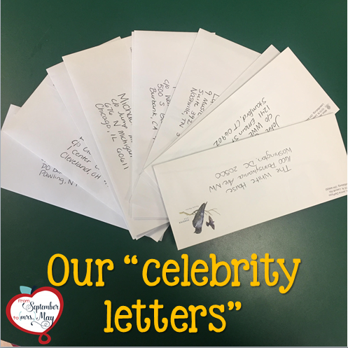 From September to (Mrs.) May: Firsties Wild about Letter Writing (Plus ...