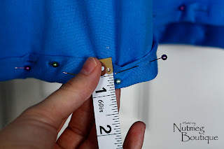 Nutmeg Boutique: Summer maxi dress -- hemming (Part 3)