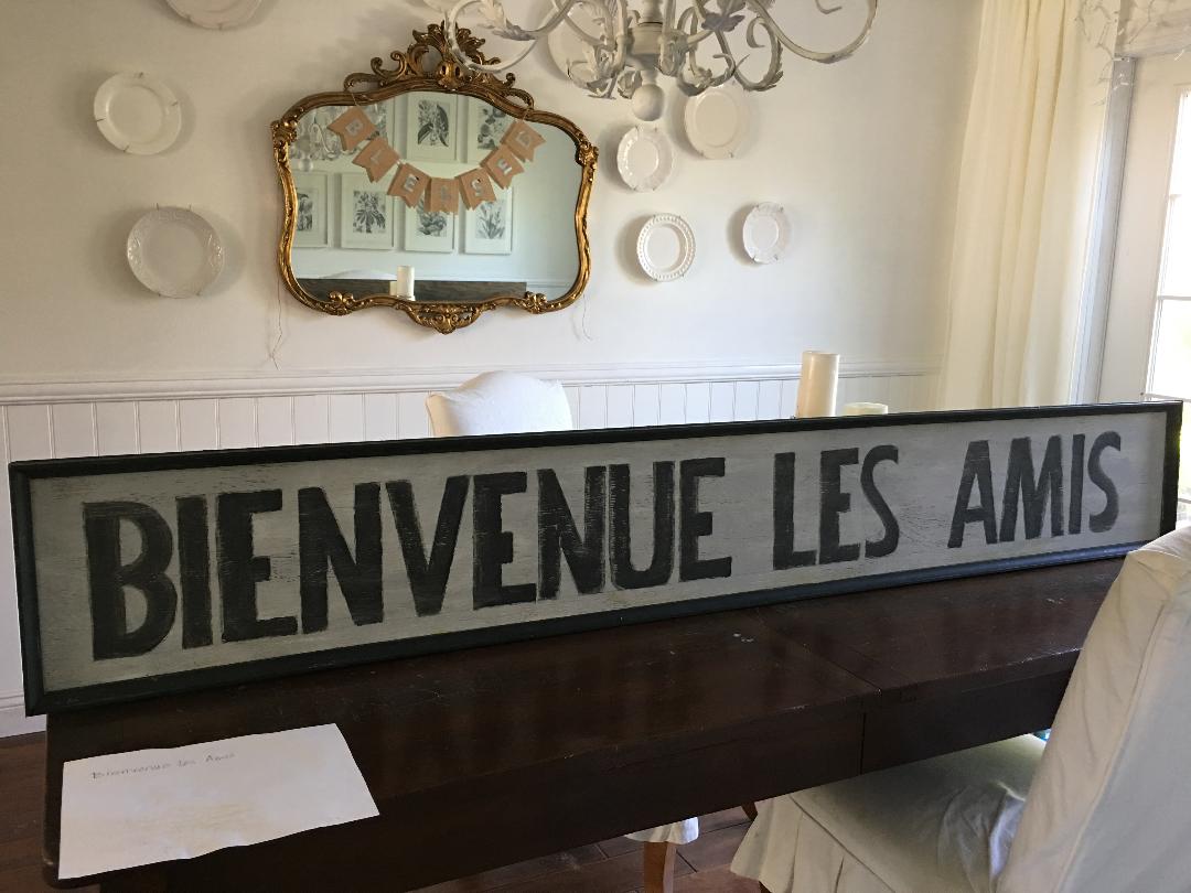 Gwen Moss: How I made this French vintage-looking sign