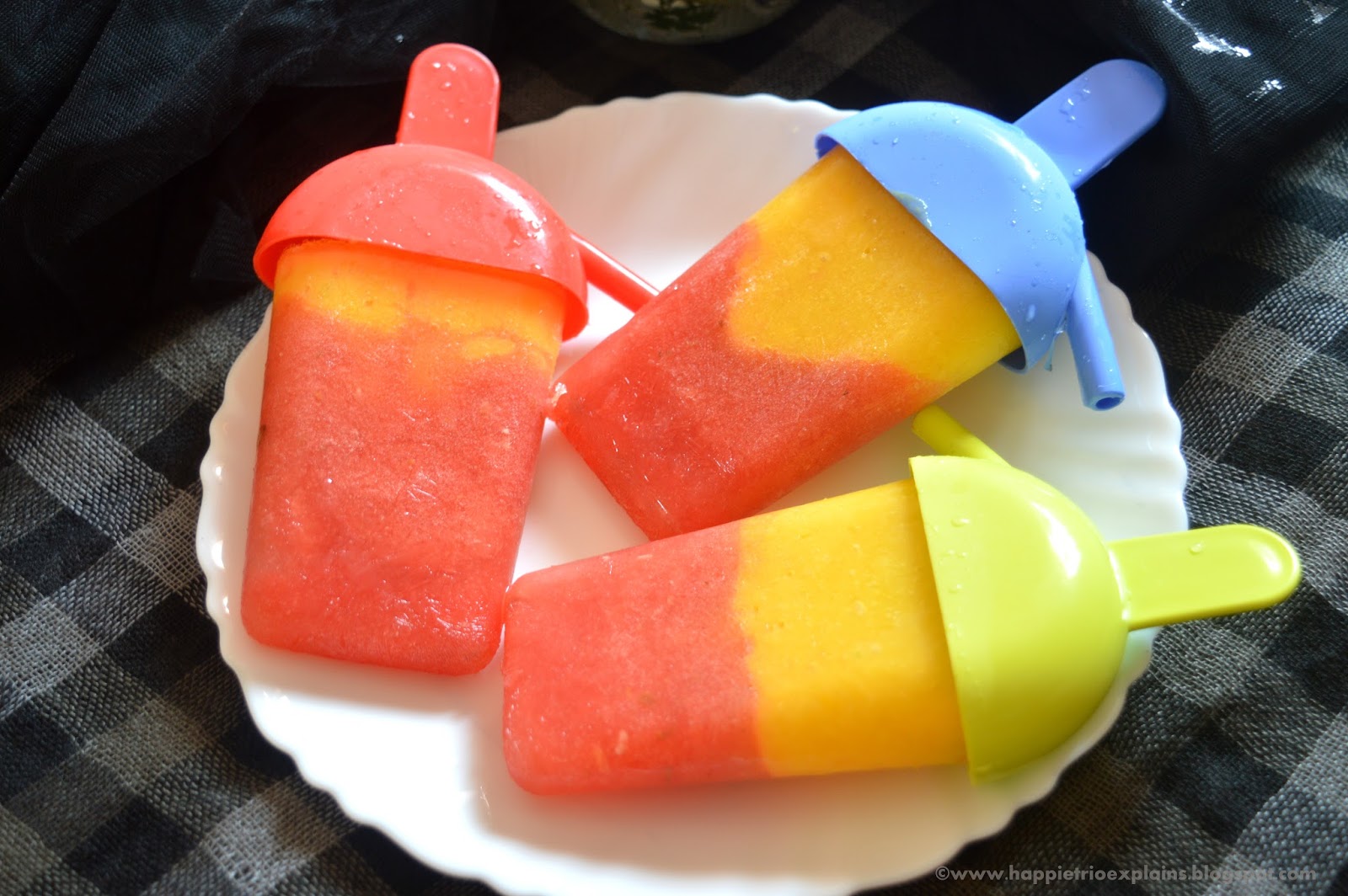 Mango and WaterMelon Popsicles - Cook with Sharmila