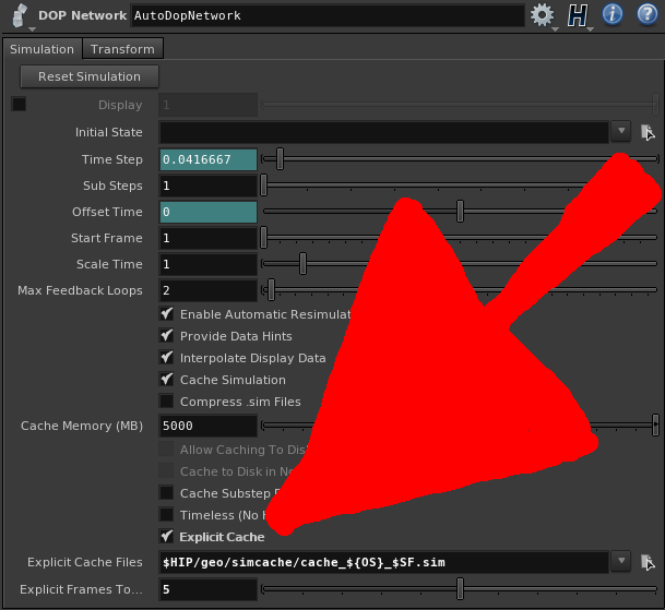 FX Thinking: Houdini - Explicit Cache