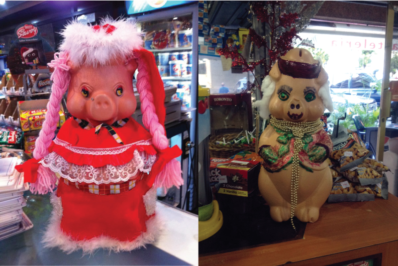 This is exactly what it looks like...: Fake Plastic Pigs