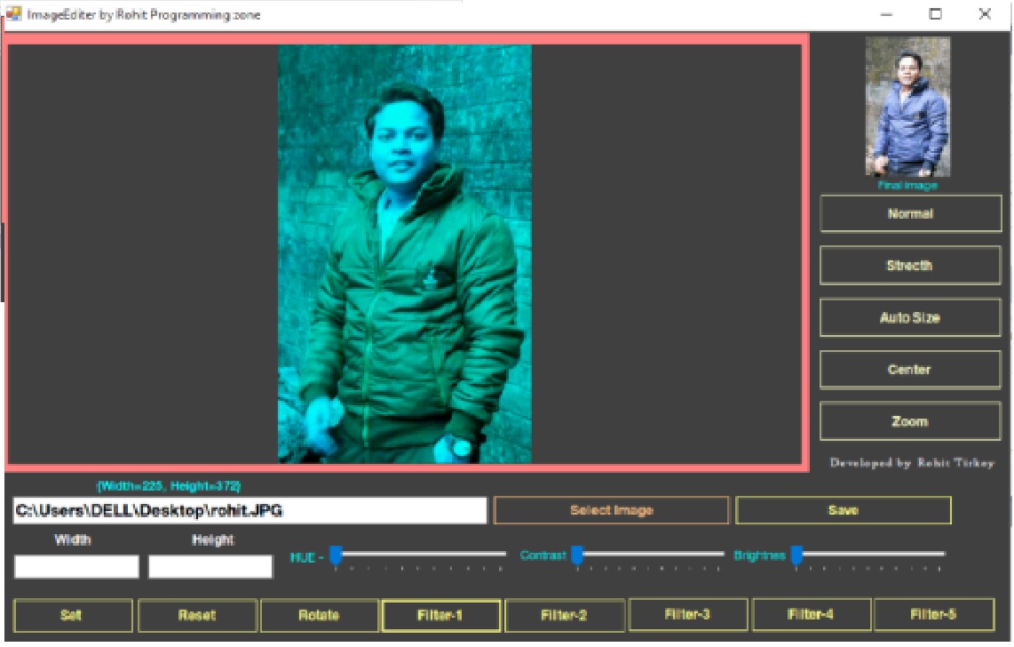 Rohit Programming zone: ImageEditor in C# Visual Studio 2017