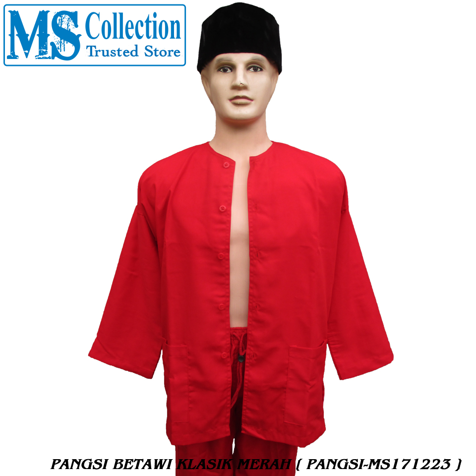 PANGSI BETAWI KLASIK MERAH [ PANGSI-MS171223 ]