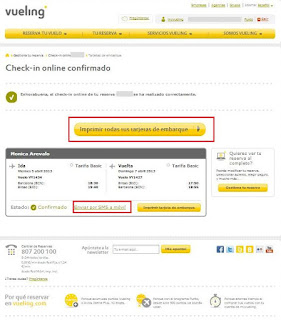 VUELOS BARATOS EUROPA: Vueling Online Check In