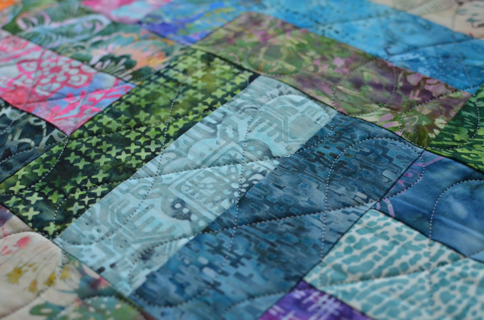 Oh Sew Loved: Alice's Batik Strip Quilt