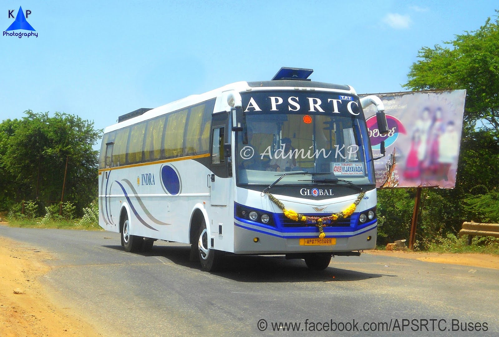 APSRTC New INDRA A/C Buses