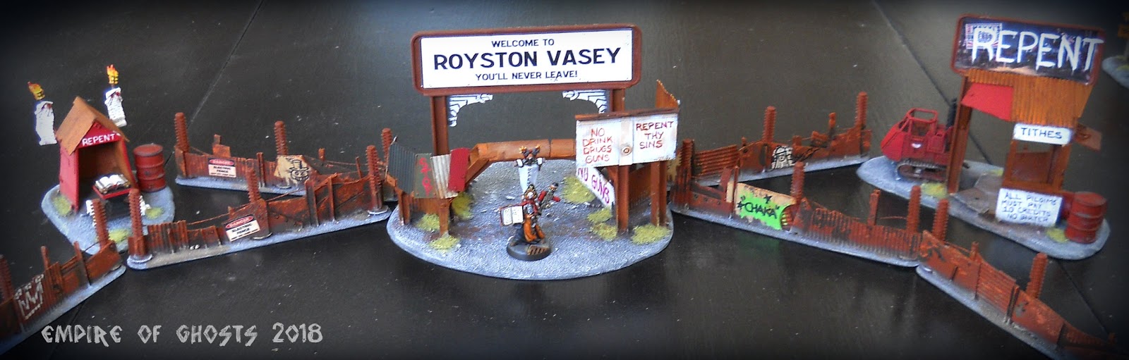 Empire of Ghosts: Redemptionist Encampment Necromunda Board