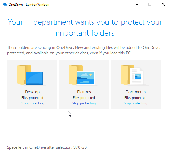 Ivanti File Director vs OneDrive Known Folder Move