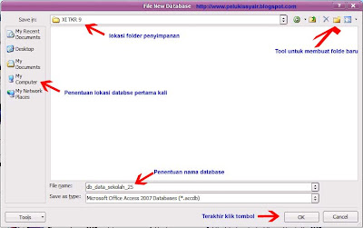 Cara Membuat Database Baru Di Ms. Access 2007 - Pelukis Syair