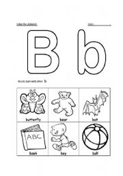 Have Fun Learning English: The letter B