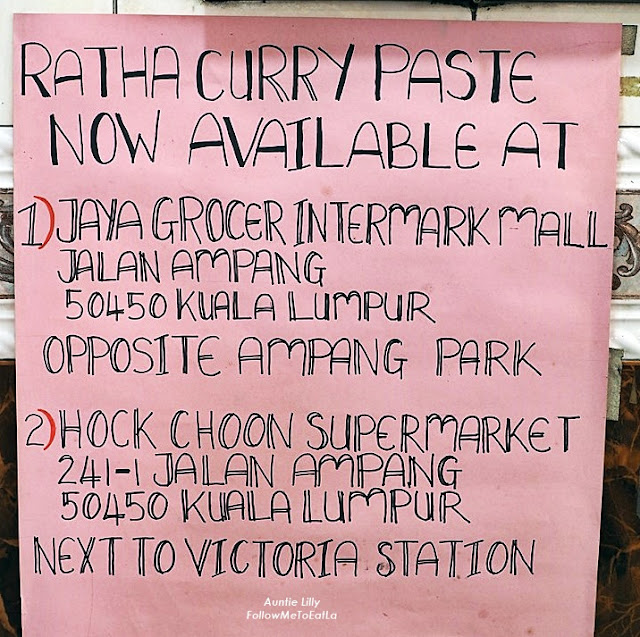 Follow Me To Eat La - Malaysian Food Blog: RESTORAN RATHA RAUB The ...