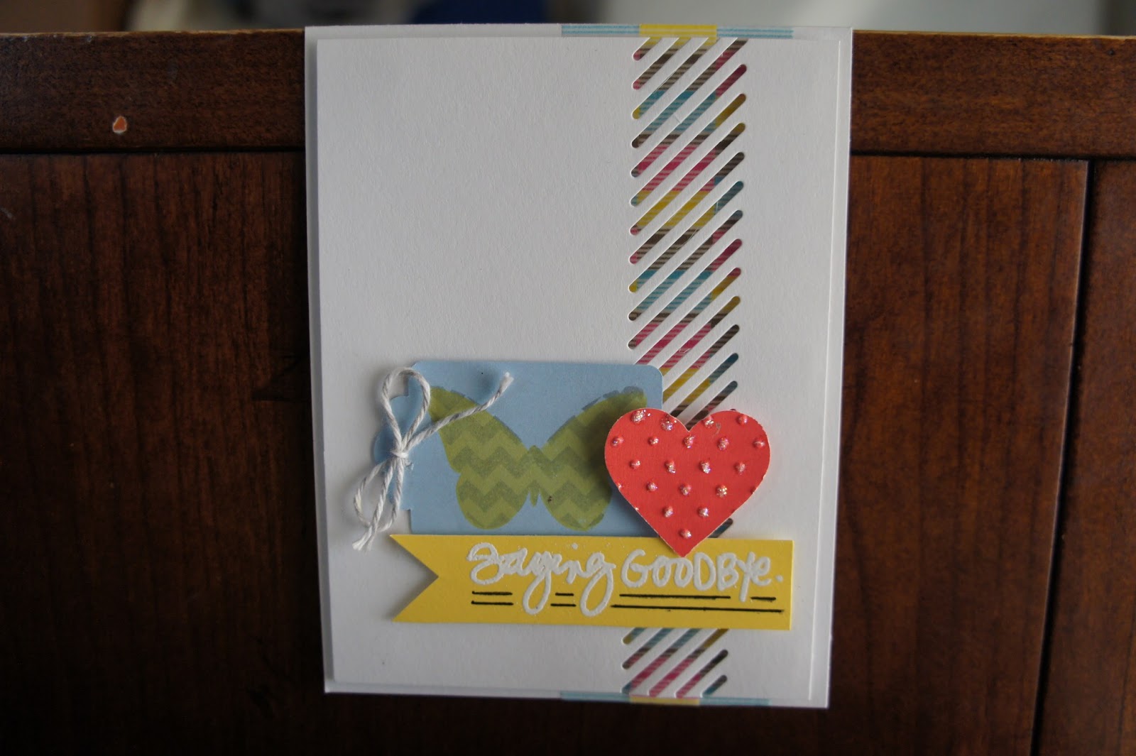 Maria Giselle's Creative Cuts: Farewell Card