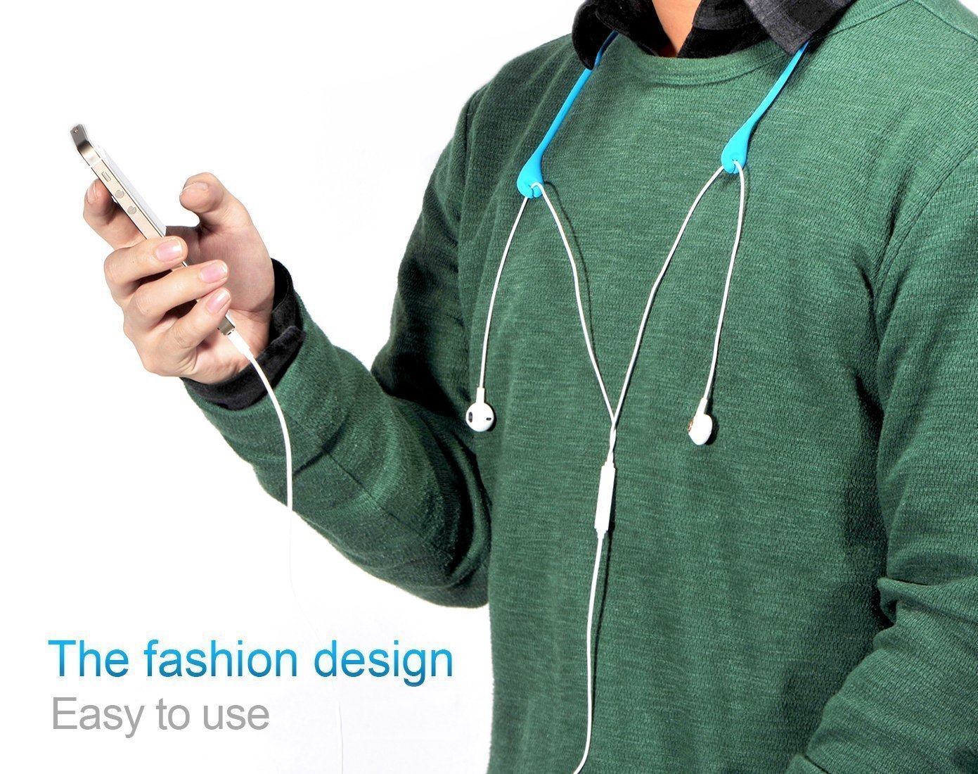 relax-headphones: Earbuds with Remote Control and Mic (White)