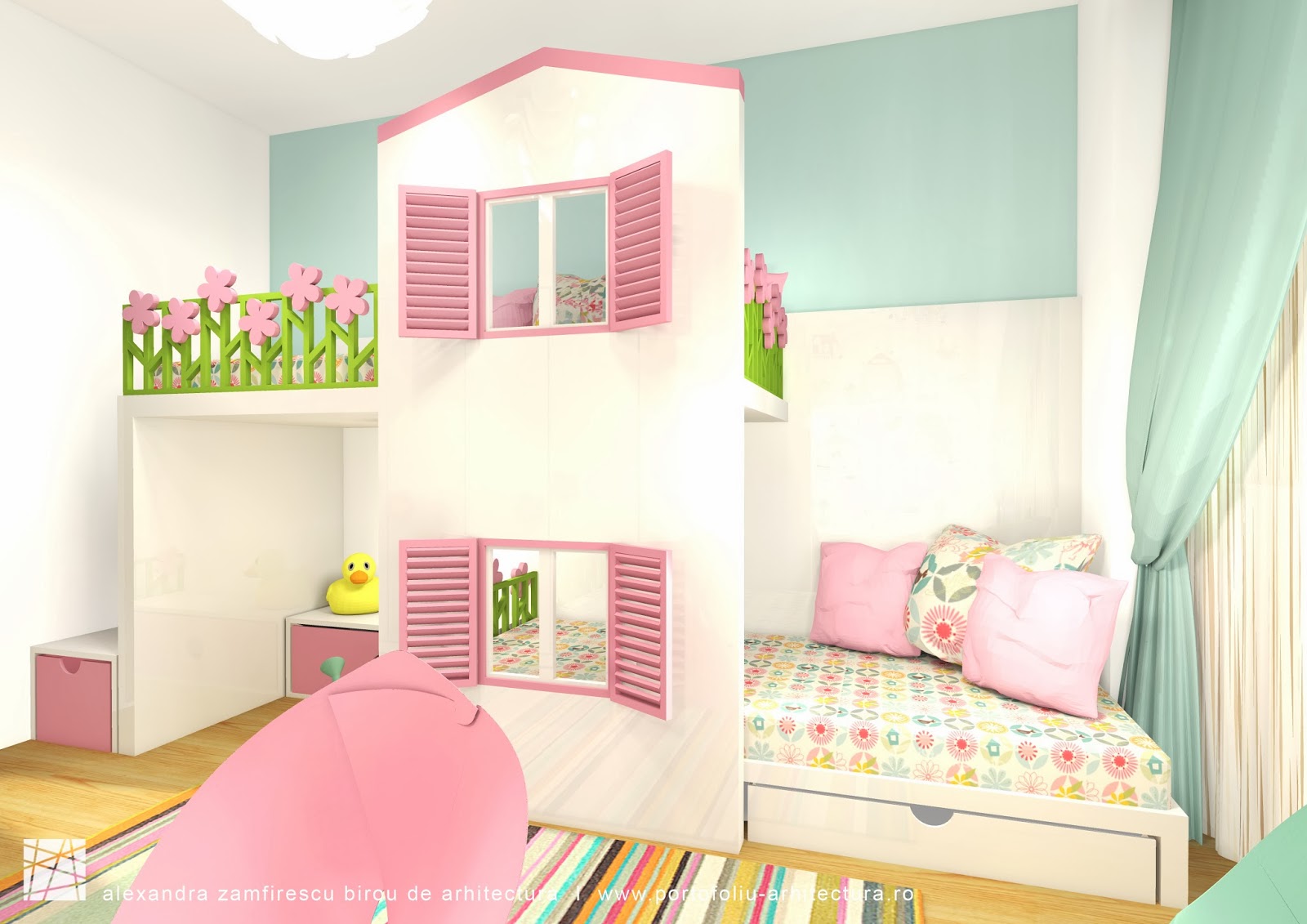 CAMERA PENTRU DOUA FETITE - AZSTUDIO