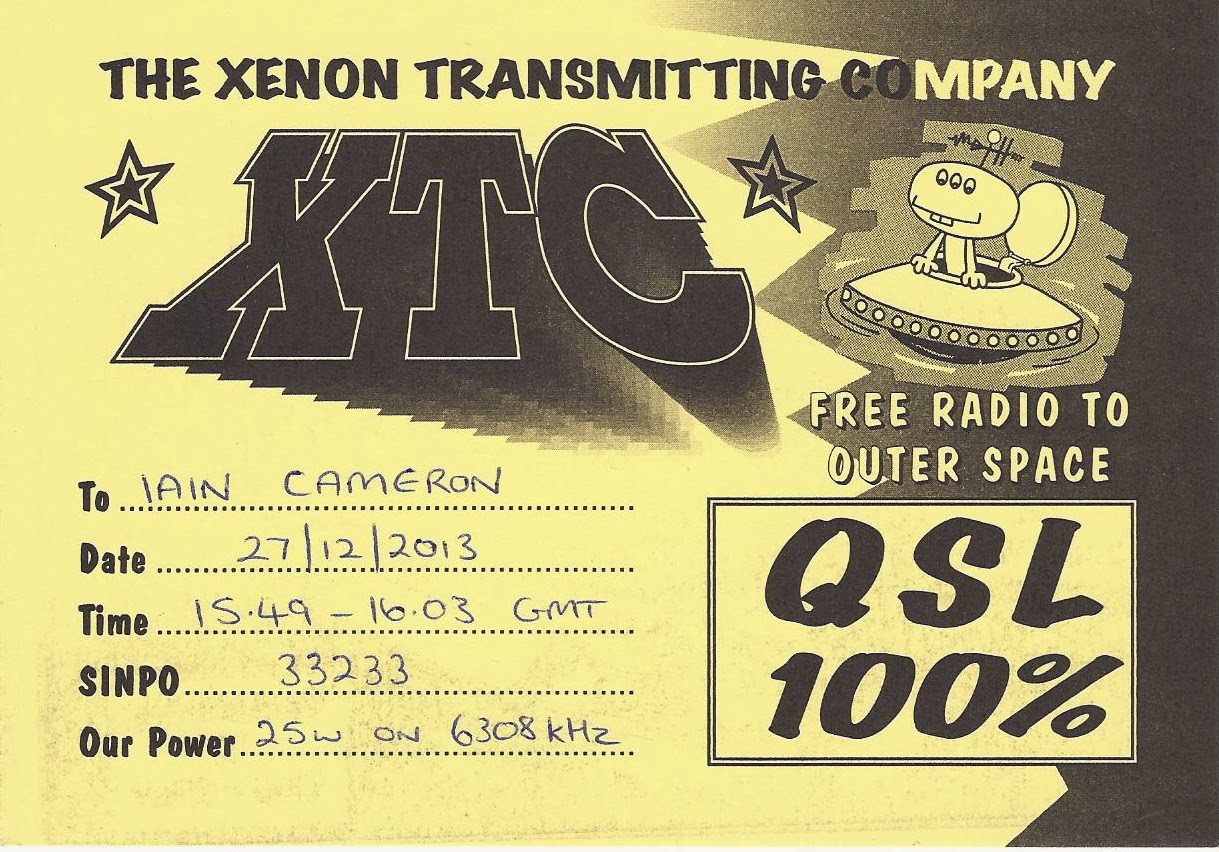 Scotland DX Blog: QSL From XTC Radio