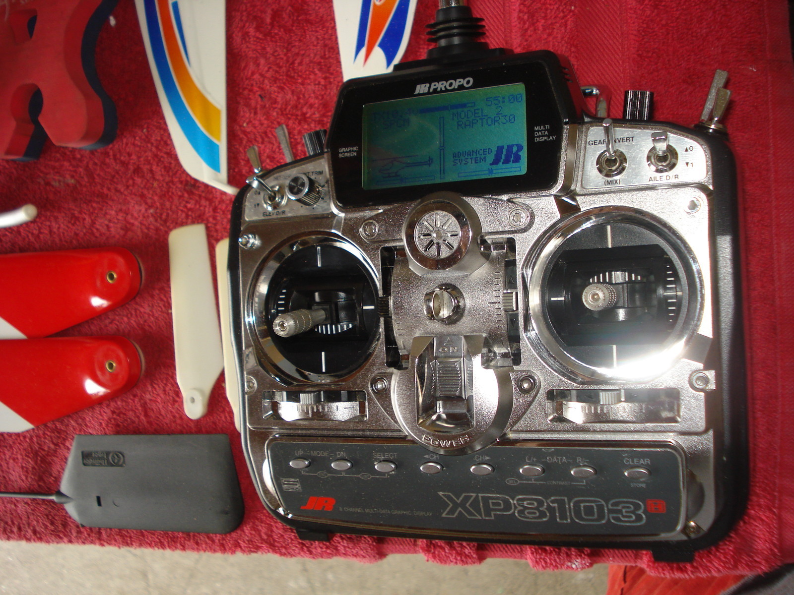 SJ's RC CLUB: THUNDER TIGER RAPTOR 30 jr 8103 radio OS 32 align trex