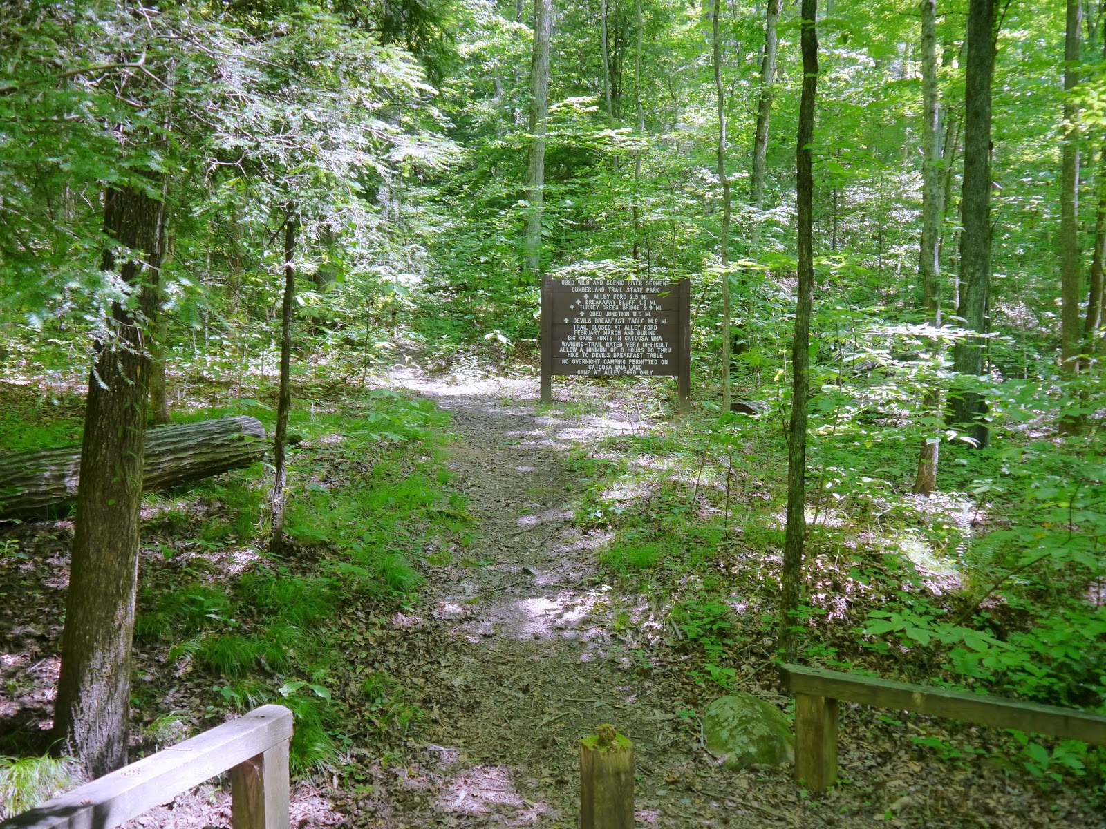 American Travel Journal: Rock Creek to Alley Ford - Cumberland Trail ...