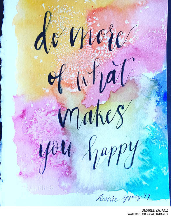 Watercolor & Calligraphy