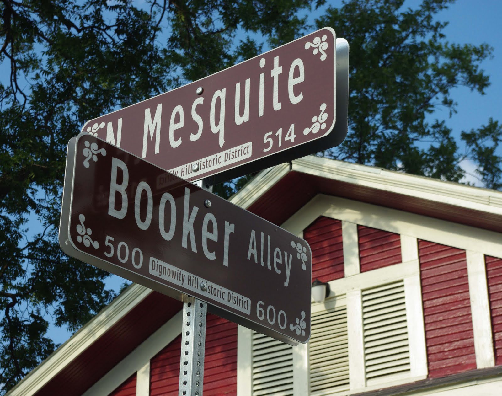 View from the Hill: Historic Street Signs