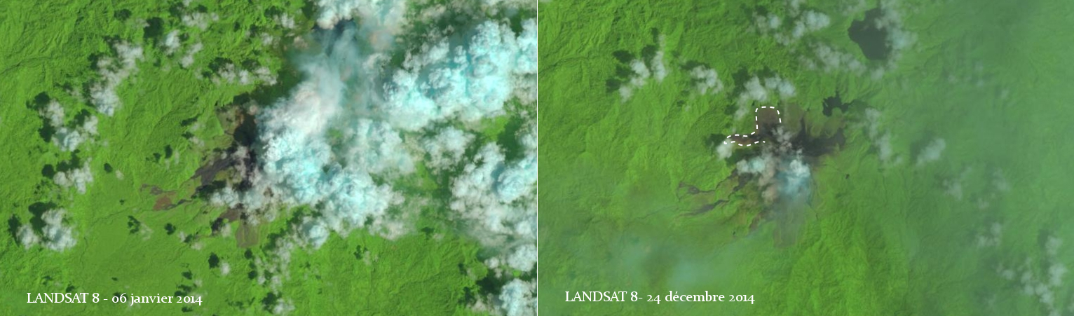 Culture Volcan: L'activité éruptive du volcan Bagana entre 2014 et 2016 ...