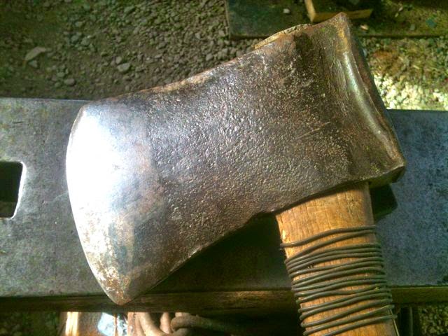 Kellogg & Sons' Blacksmith Shop: Two Forged Axes