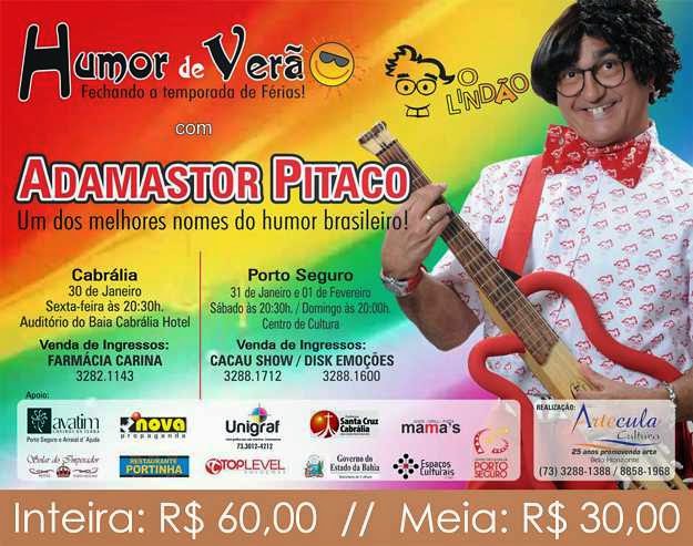 ADAMASTOR PITACO EM PORTO SEGURO