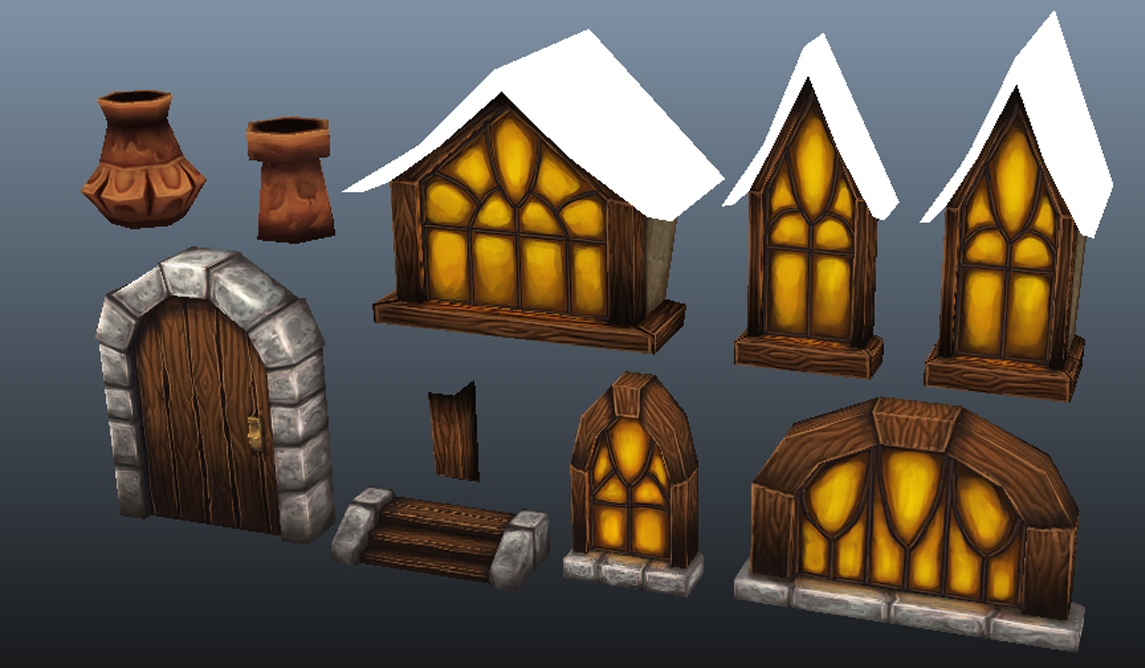 OJ ENVIRONMENT ARTIST BLOG: Blizzard Styled Texture Painting & Modular ...