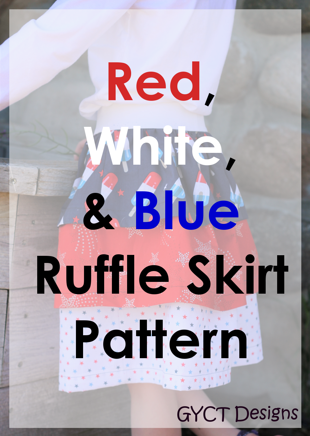 Red, White and Blue Ruffled Skirt | Sew Simple Home