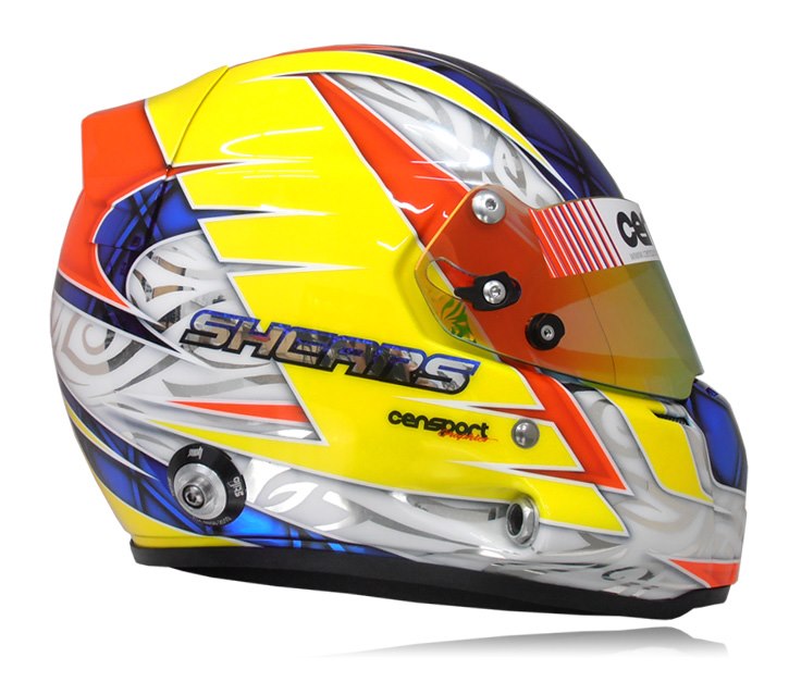 Racing Helmets Garage: Stilo ST4 F 8860 C.Shears 2013 by Censport Graphics