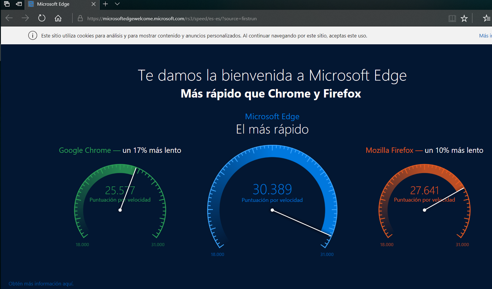 DiGiWoRLd - Informática y algo más...: MS Edge, el más rápido