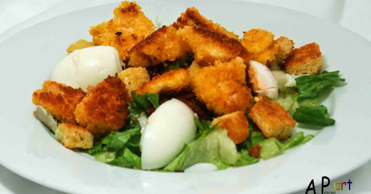 Alex The Contemporary Culinarian Popcorn Chicken Caesar Salad