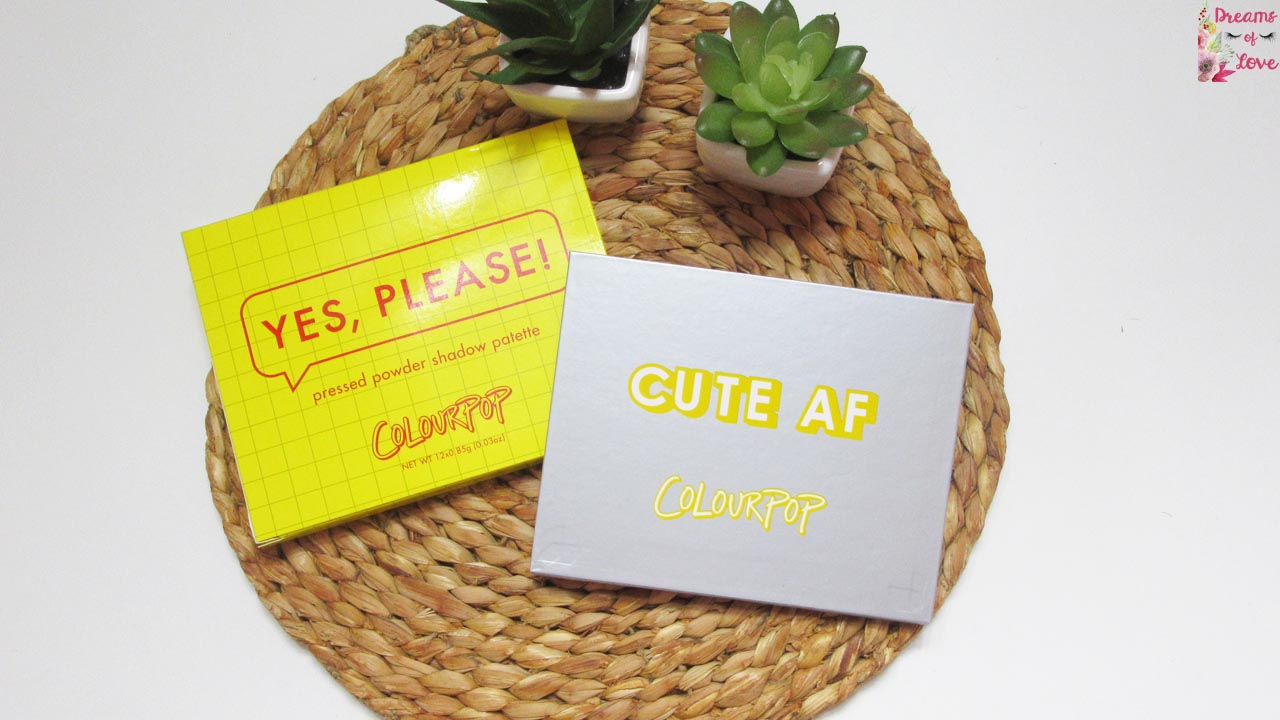 Dreams of Love: Review Paleta Yes, Please! Colourpop Aliexpress
