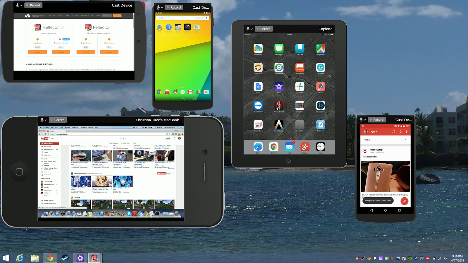 Reflector 2 for windows - sheryware