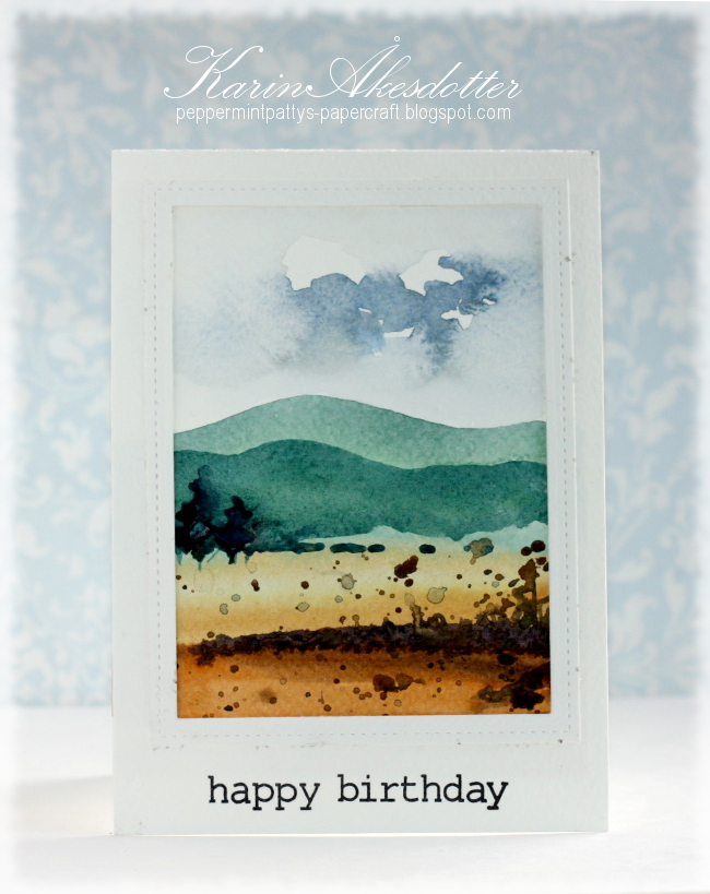 Peppermint Patty's Papercraft: Simple Watercolor card tutorial ...