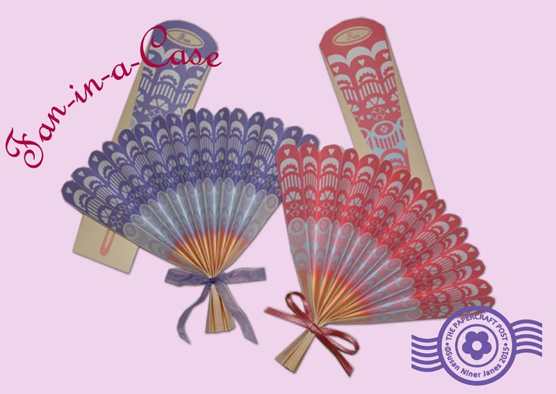 The Papercraft Post: Fan-in-a-Case Tutorial