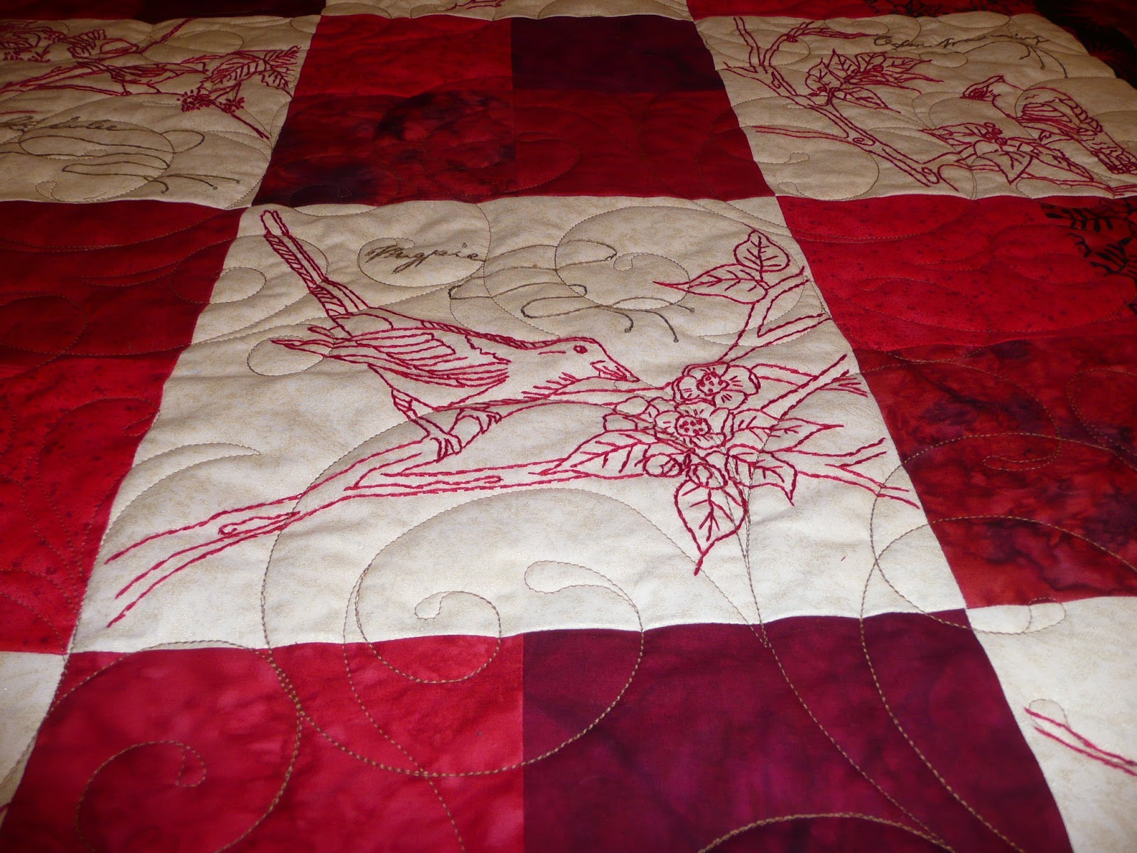 Acorn Ridge Quilting: Alyce's Flight of Fancy Quilt