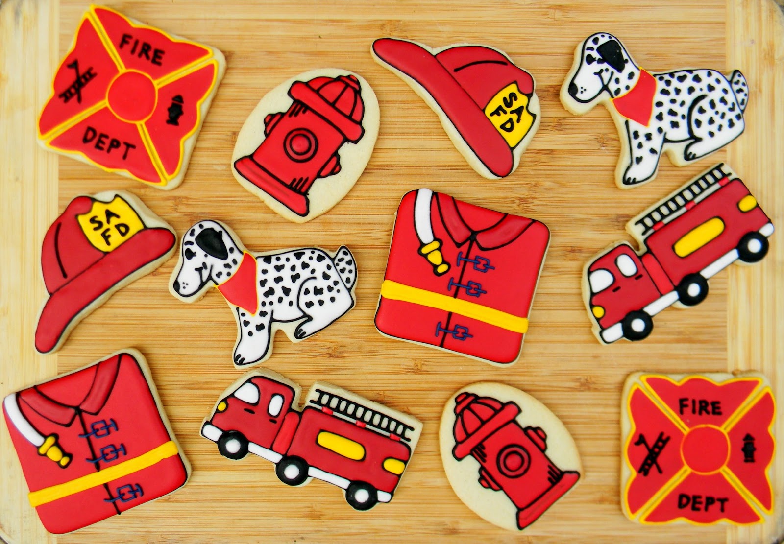 Sweet Melissa's Cookies: Firefighter Cookies