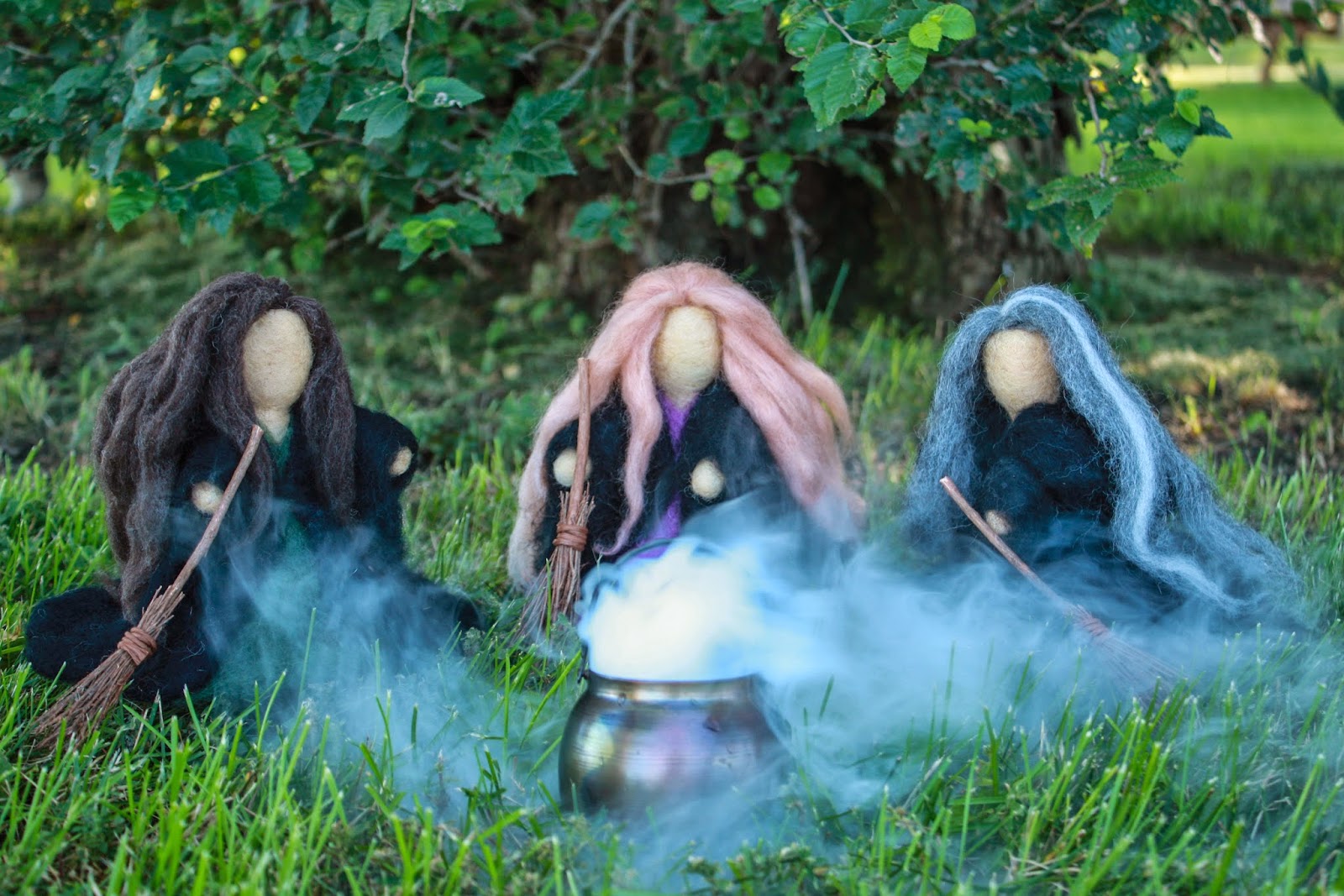 Wool Felting: Wooly Witches