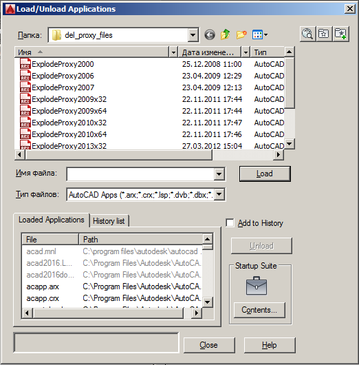 Proxy objects in dwg files