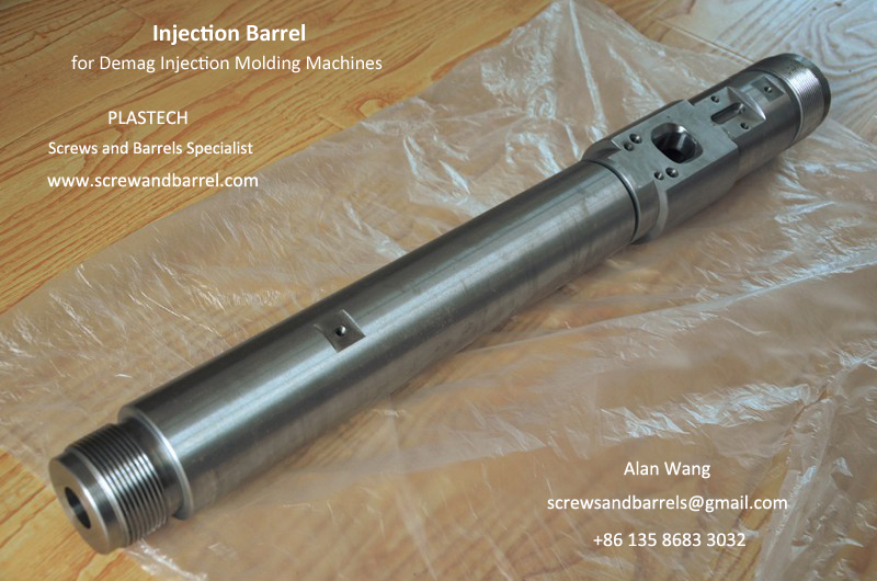 Demag injection screws, barrels, cylinders, screw tips and other front ...