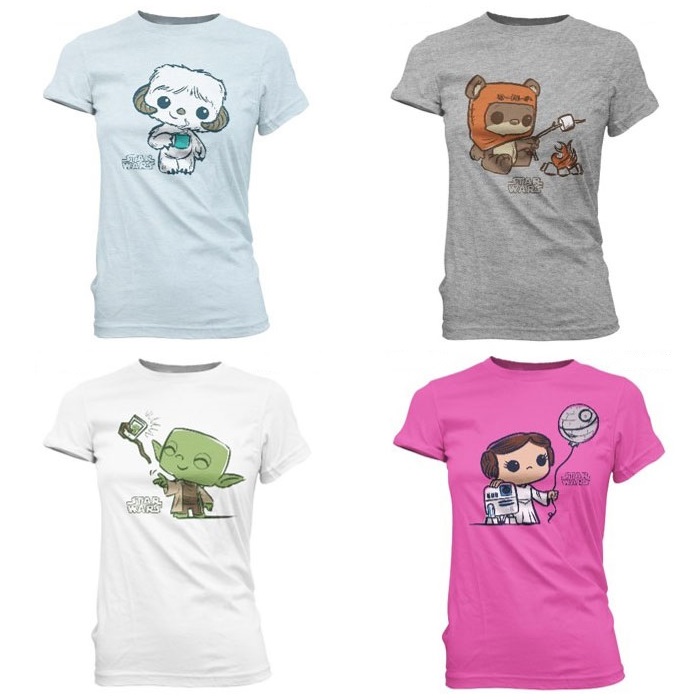 The Blot Says...: FYE Exclusive Star Wars Super Cute Tees T-Shirt ...