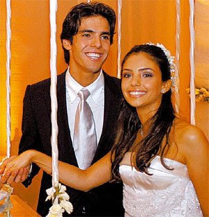 Sports Super Stars: Kaka with Wife Photo 2012