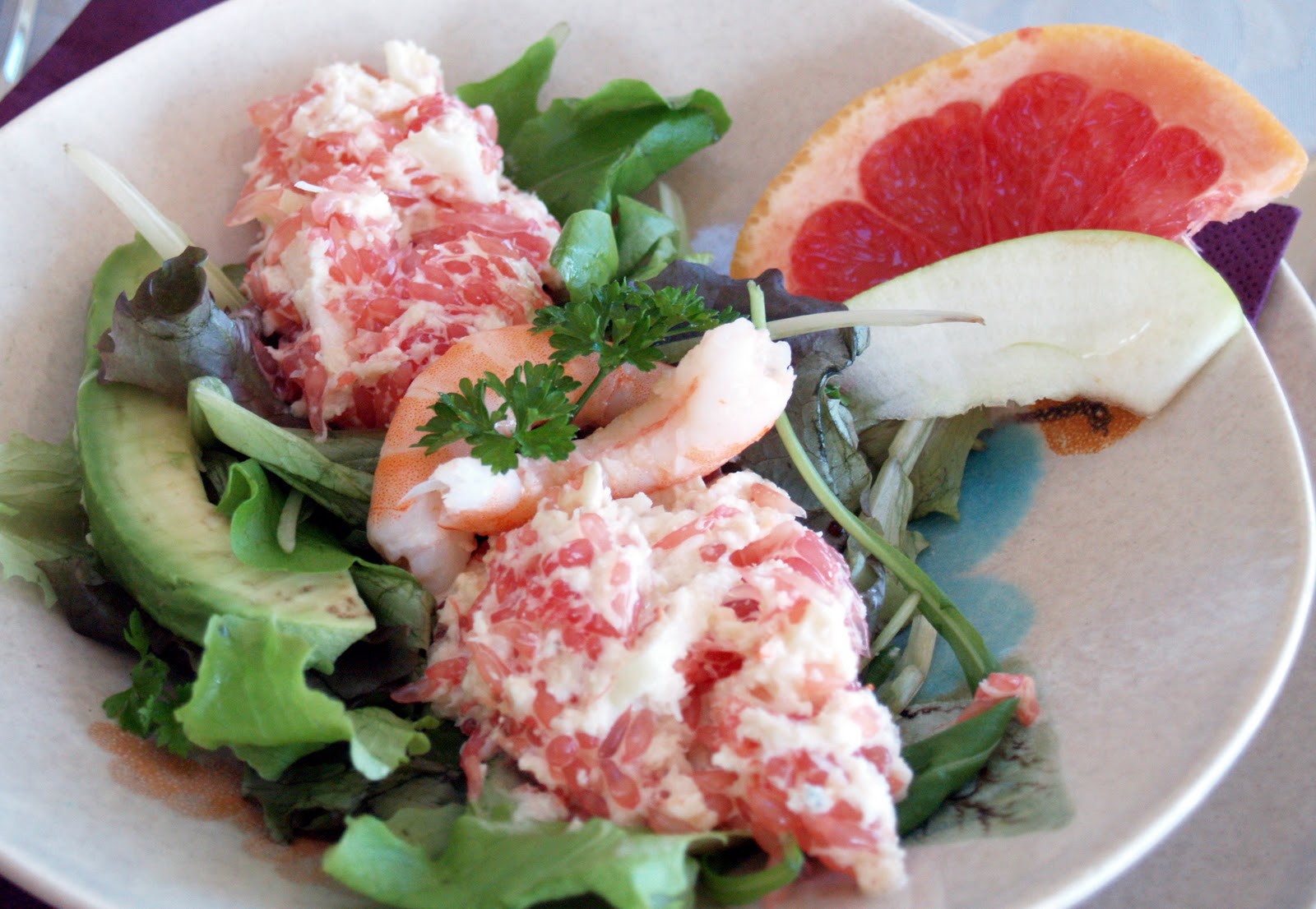 Bamby Cuisine: Petite salade Crabe et Pamplemousse