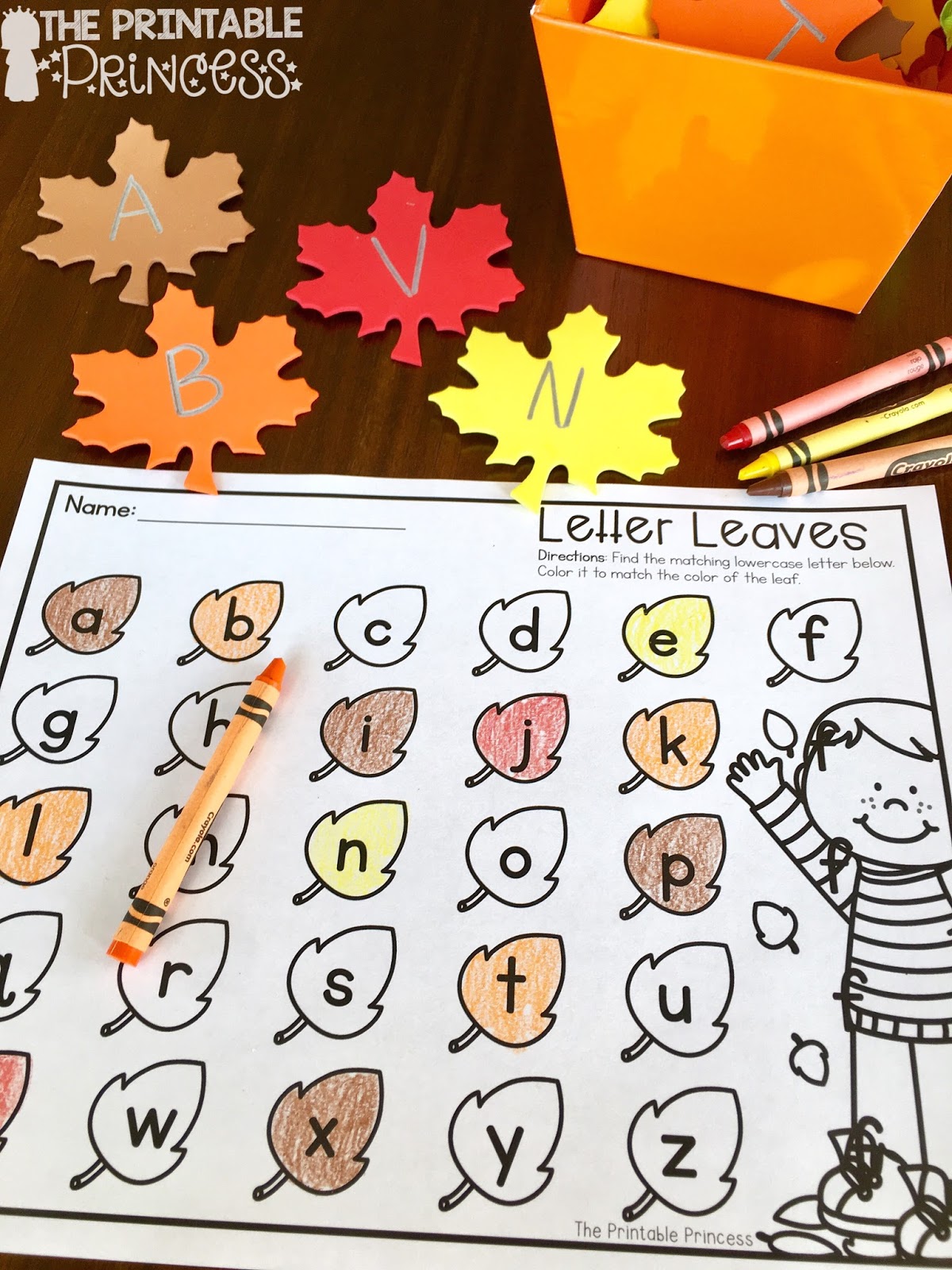 Easy Fall Centers for Kindergarten {Plus Some Fall Freebies}!
