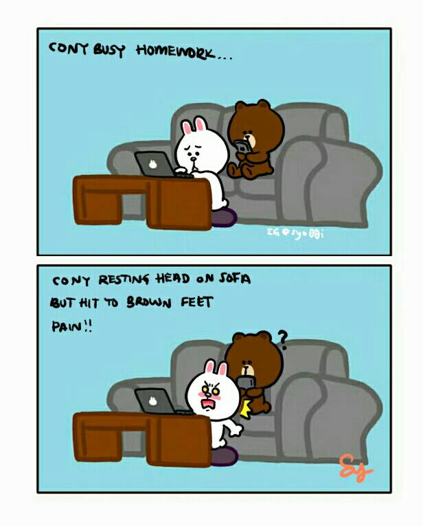 Brown & Cony Line Town Life
