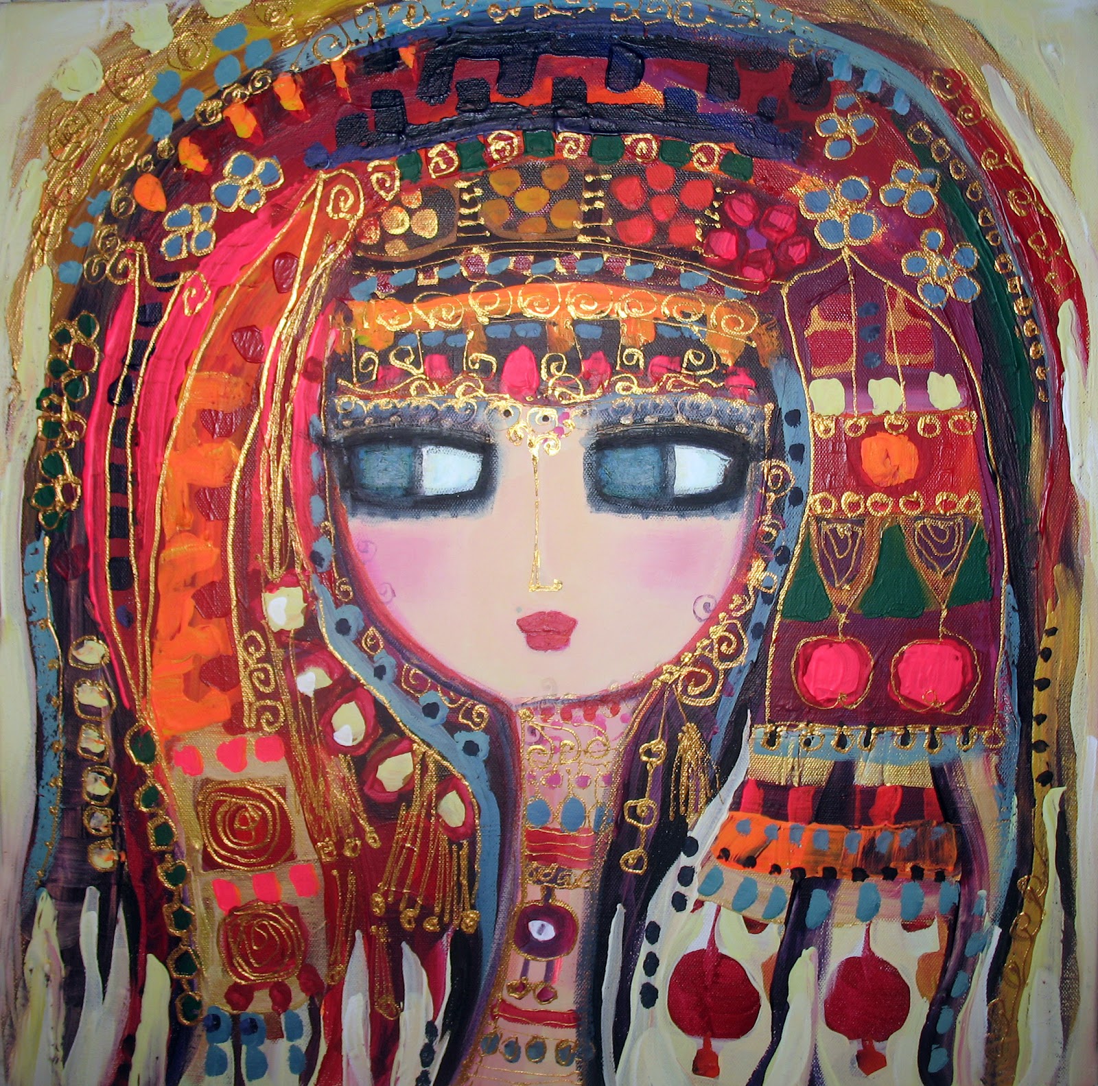 0079.JPG (1600×1583) (With images) | Turkish art, Colorful art, Puzzle art
