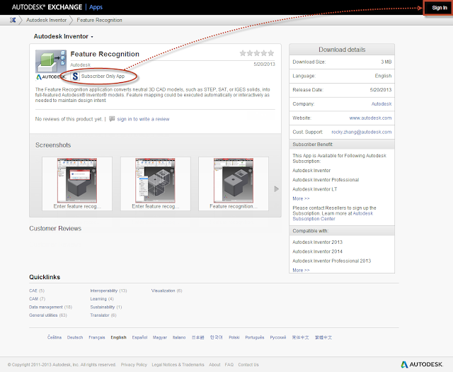 Le Blog Hurni Engineering: Inventor Feature Recognition